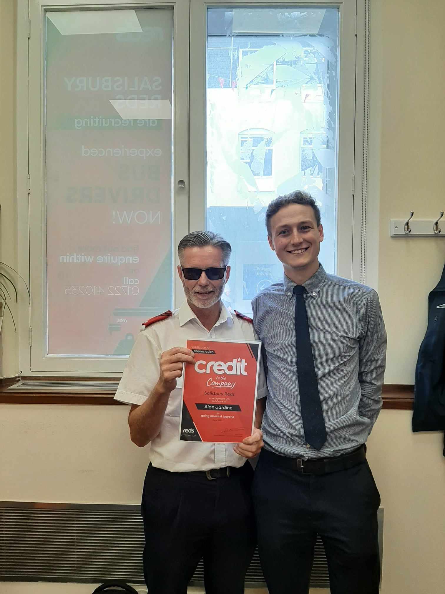 Our Credit to the Company Winners! - Salisbury Reds